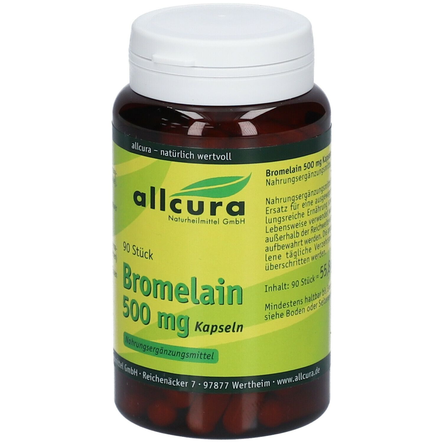 allcura BROMELAIN 500 mg 90 St - Shop Apotheke