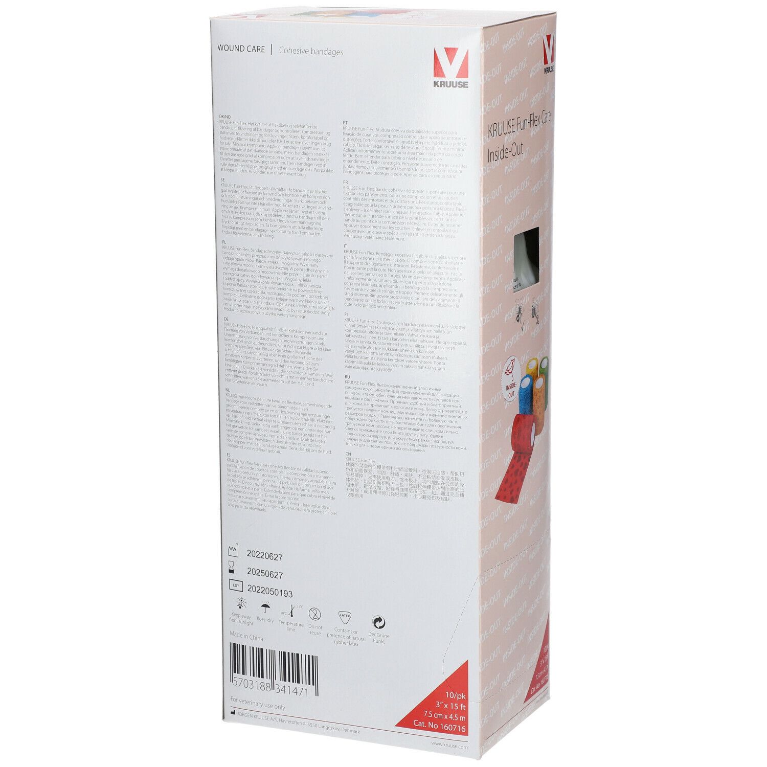 KRUUSE Fun-Flex Care 7,5 cm x 4,5 m 10 St - Shop Apotheke