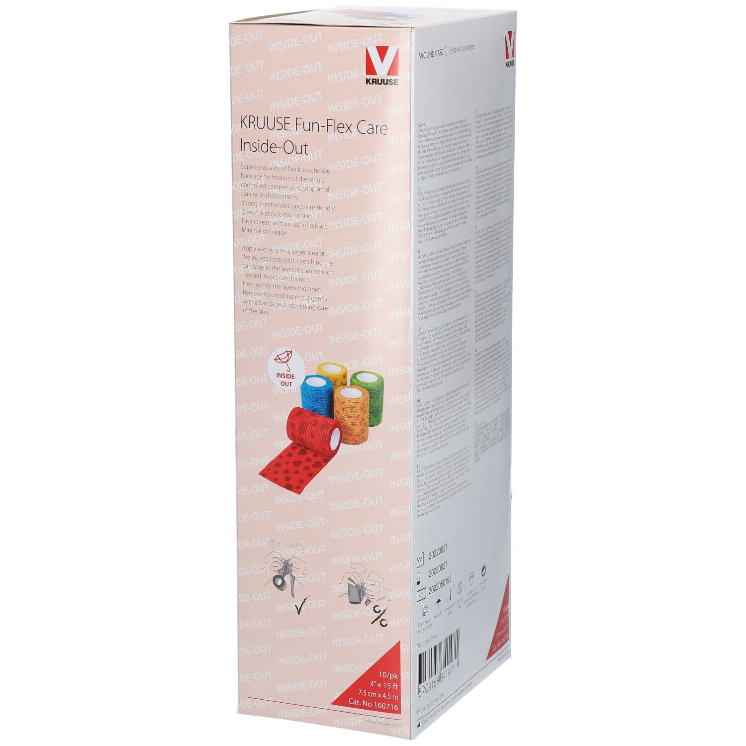 KRUUSE Fun-Flex Care 7,5 cm x 4,5 m 10 St - Shop Apotheke