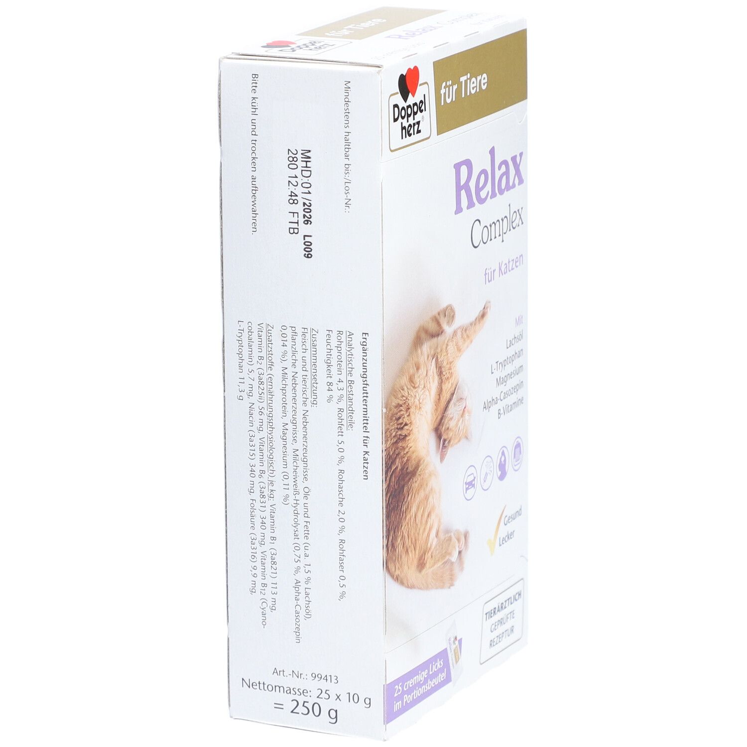 Doppelherz® Relax Complex für Katzen 25x10 g - Shop Apotheke