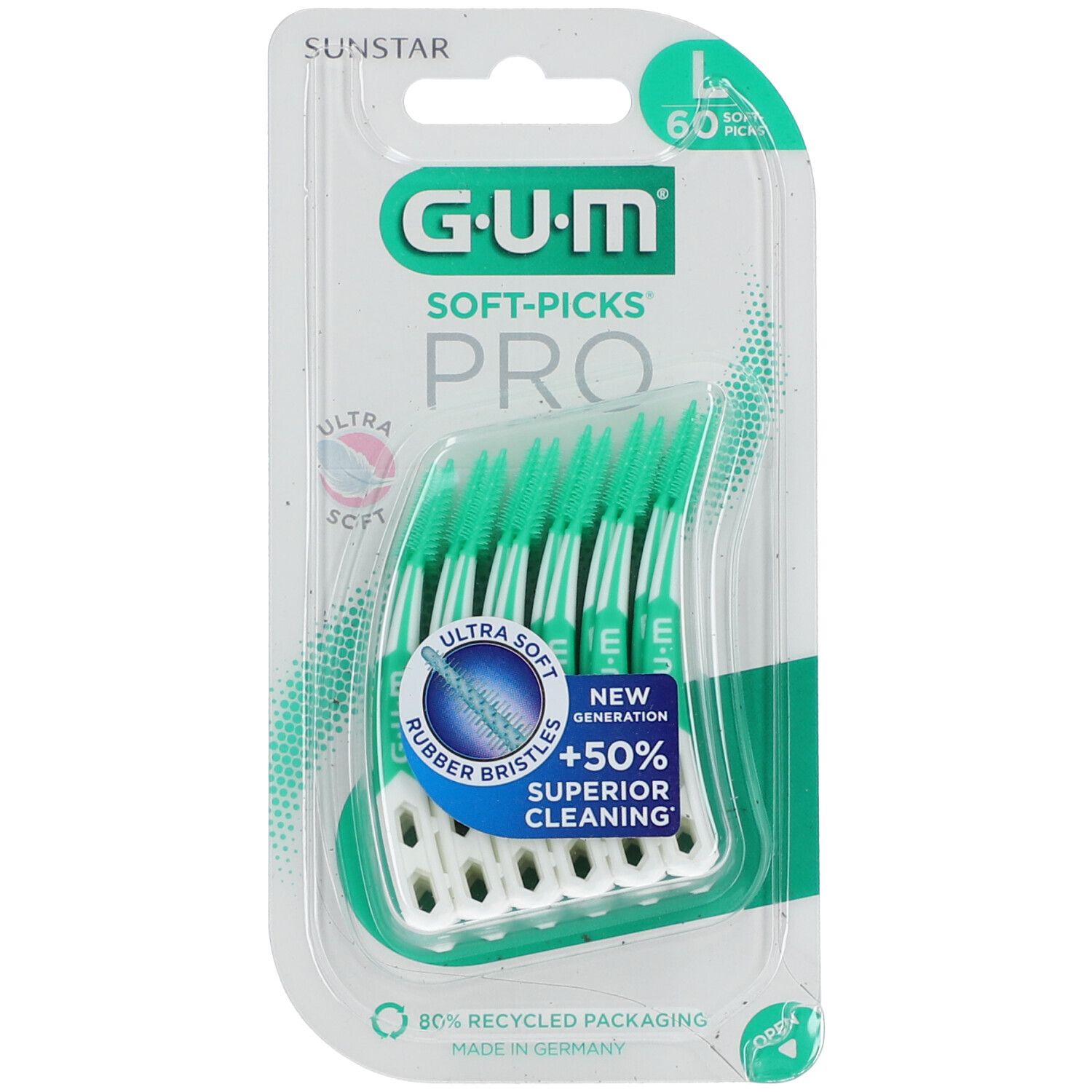 GUM® SOFT-PICKS® Pro Large Interdentalbürsten 60 St - Shop Apotheke