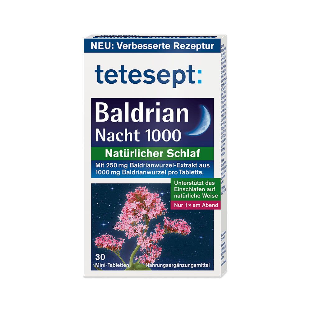 tetesept Baldrian Nacht 1000 30 St - Shop Apotheke