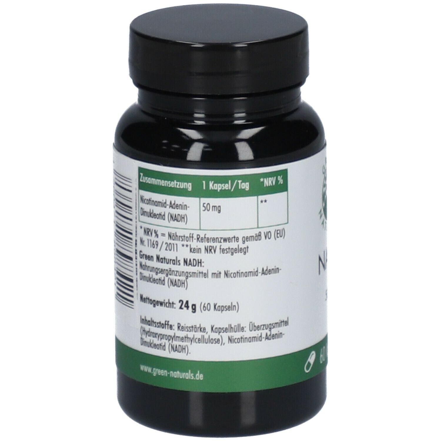 GREEN NATURALS NADH vegan hochdosiert 60 St - Shop Apotheke