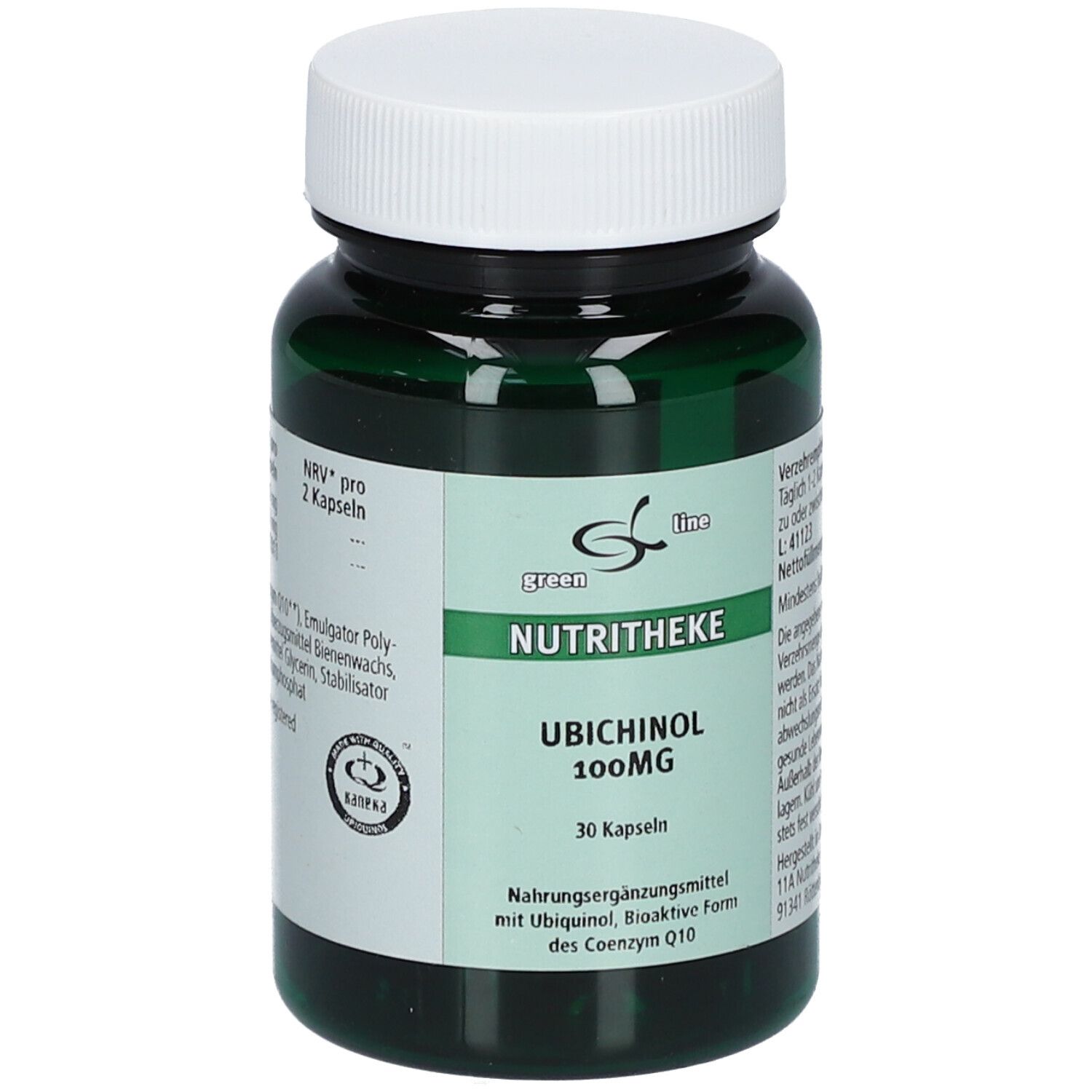 green line NUTRITHEKE UBICHINOL 100 mg 30 St - Shop Apotheke