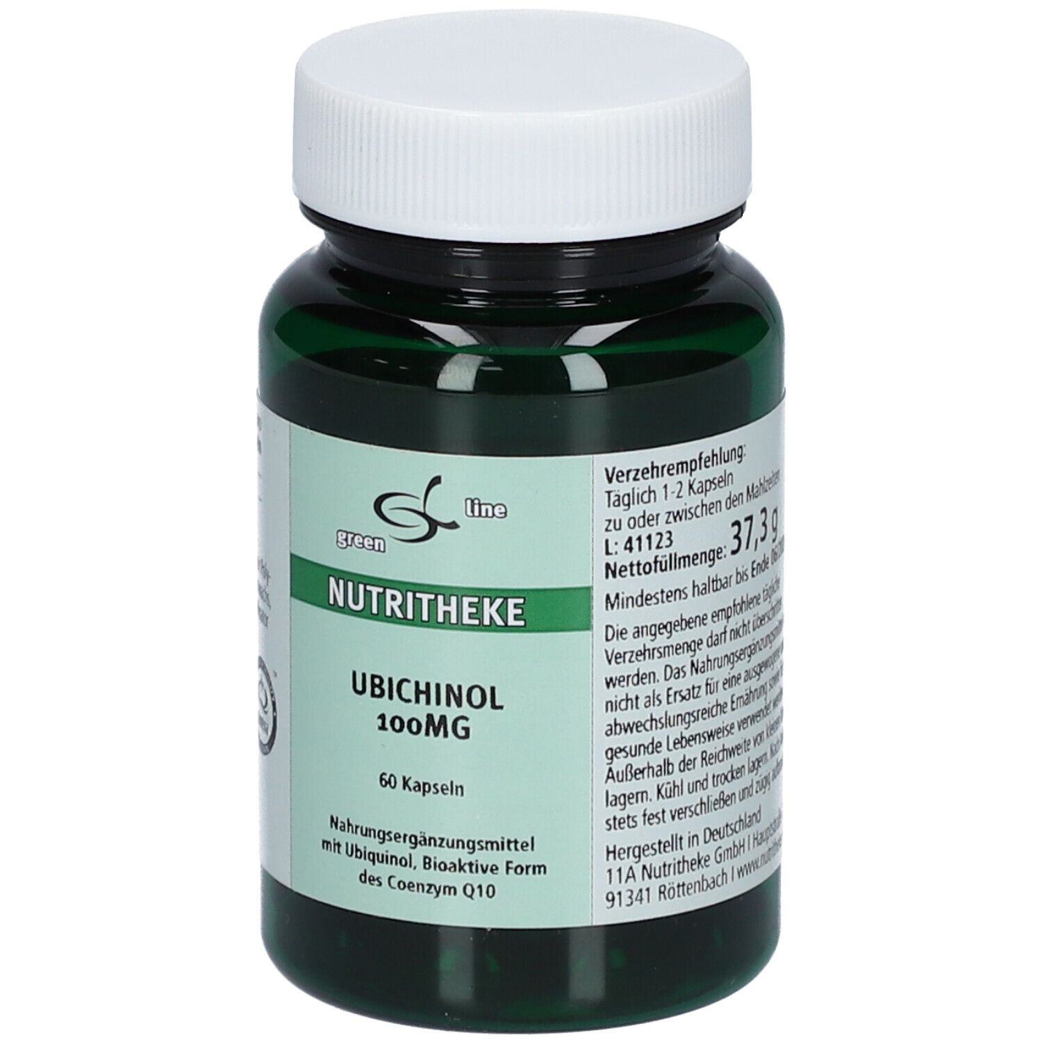 green line NUTRITHEKE UBICHINOL 100 mg 60 St - Shop Apotheke