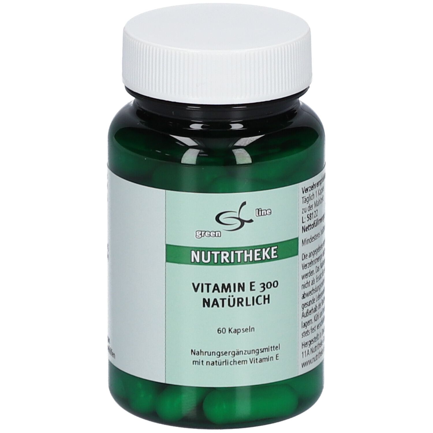 green line NUTRITHEKE VITAMIN E 300 NATÜRLICH 60 St - Shop Apotheke