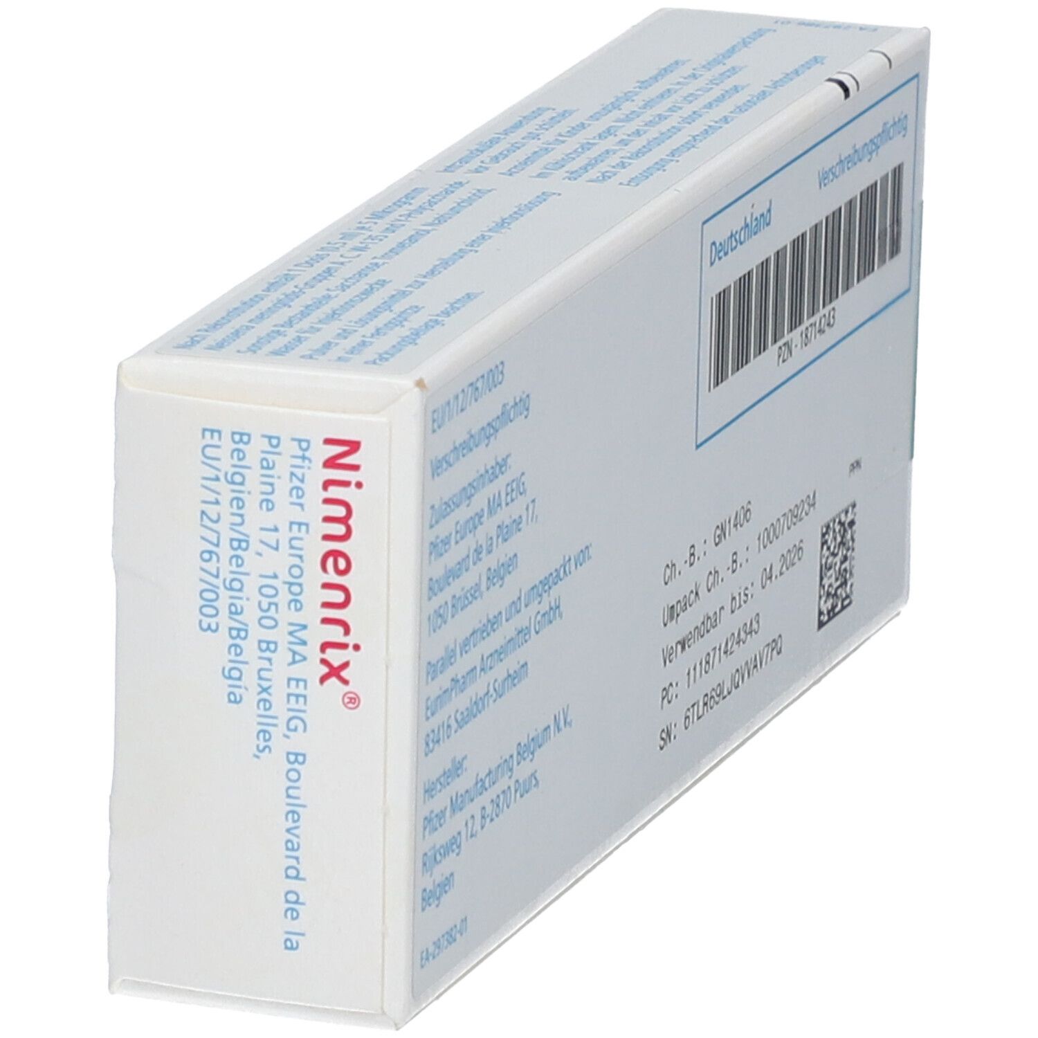 NIMENRIX Plv.u.LM z.H.e.Inj.-L.i.e.Fertigspritze 1 St mit dem E-Rezept ...