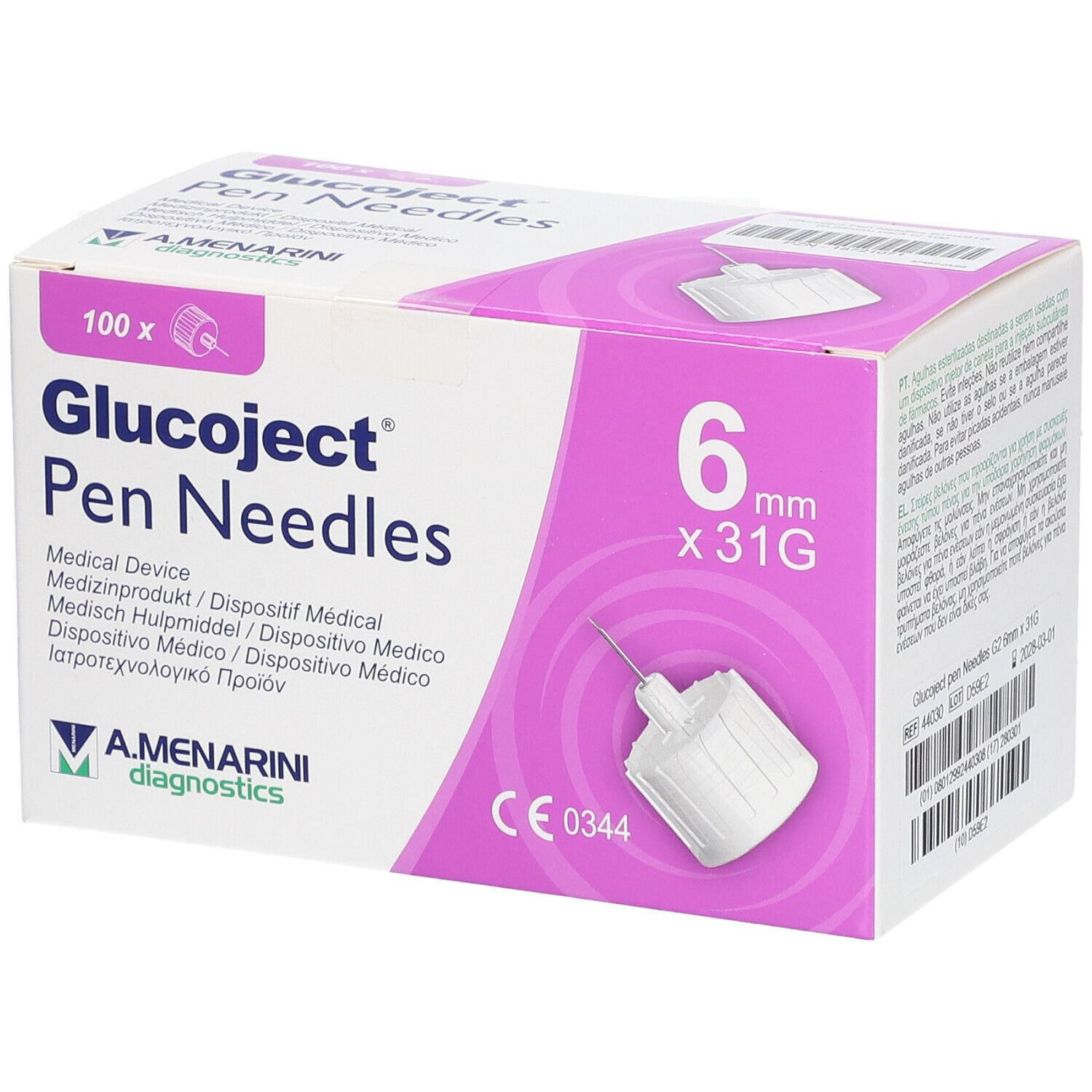 Glucoject® Pen-Nadeln 31G 6 mm 100 St - SHOP APOTHEKE