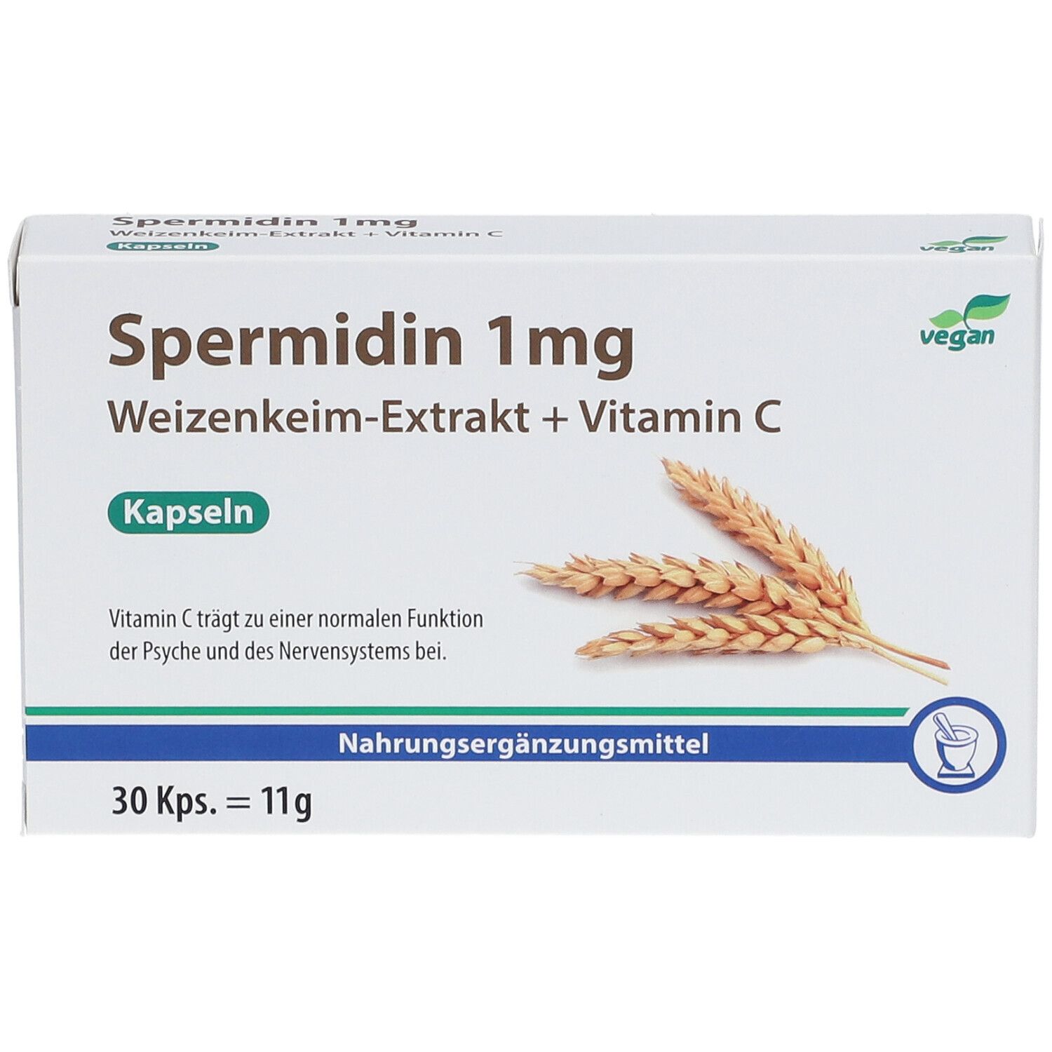 Spermidin 1 mg Weizenkeim-Extrakt + C 30 St - Shop Apotheke