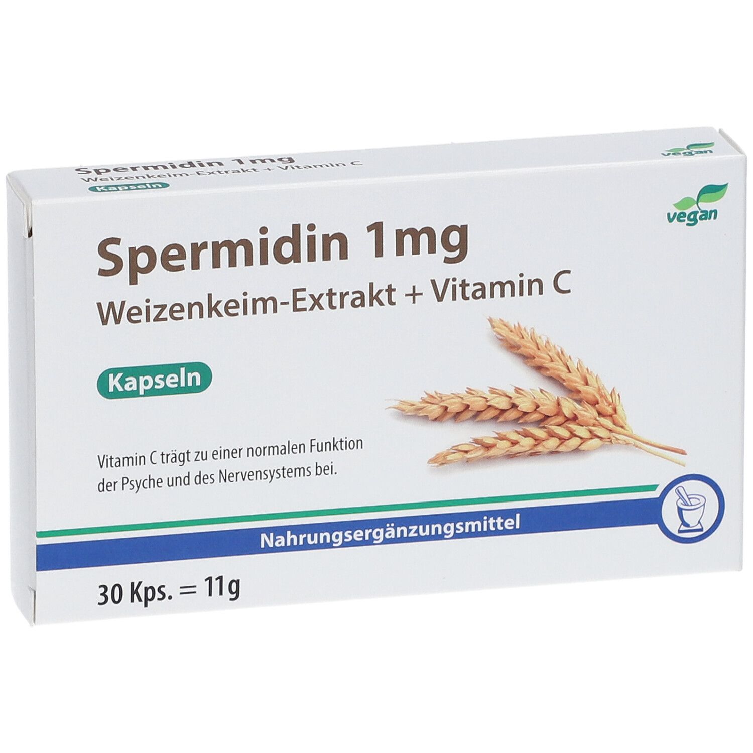 Spermidin 1 mg Weizenkeim-Extrakt + C 30 St - Shop Apotheke