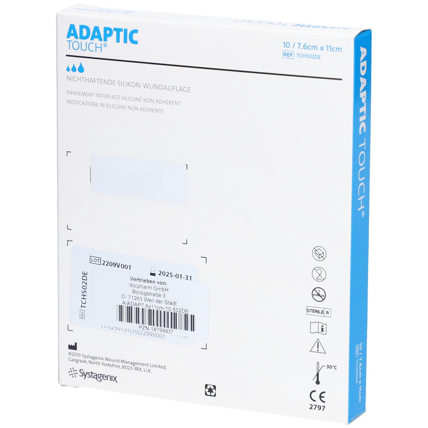 Adaptic™ Touch 7,6 x 11cm 10 St - Shop Apotheke