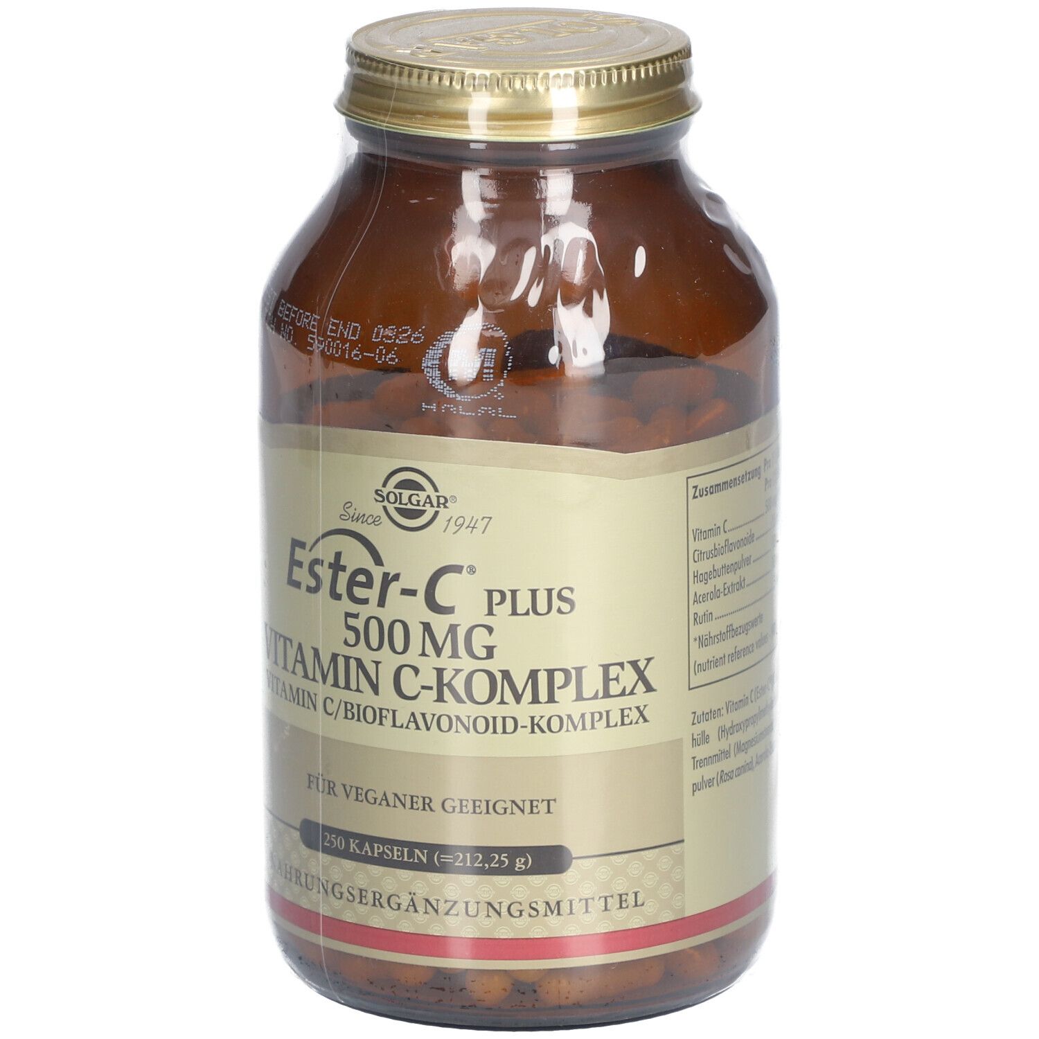 SOLGAR® Ester-C® Plus 500 mg 250 St - Shop Apotheke