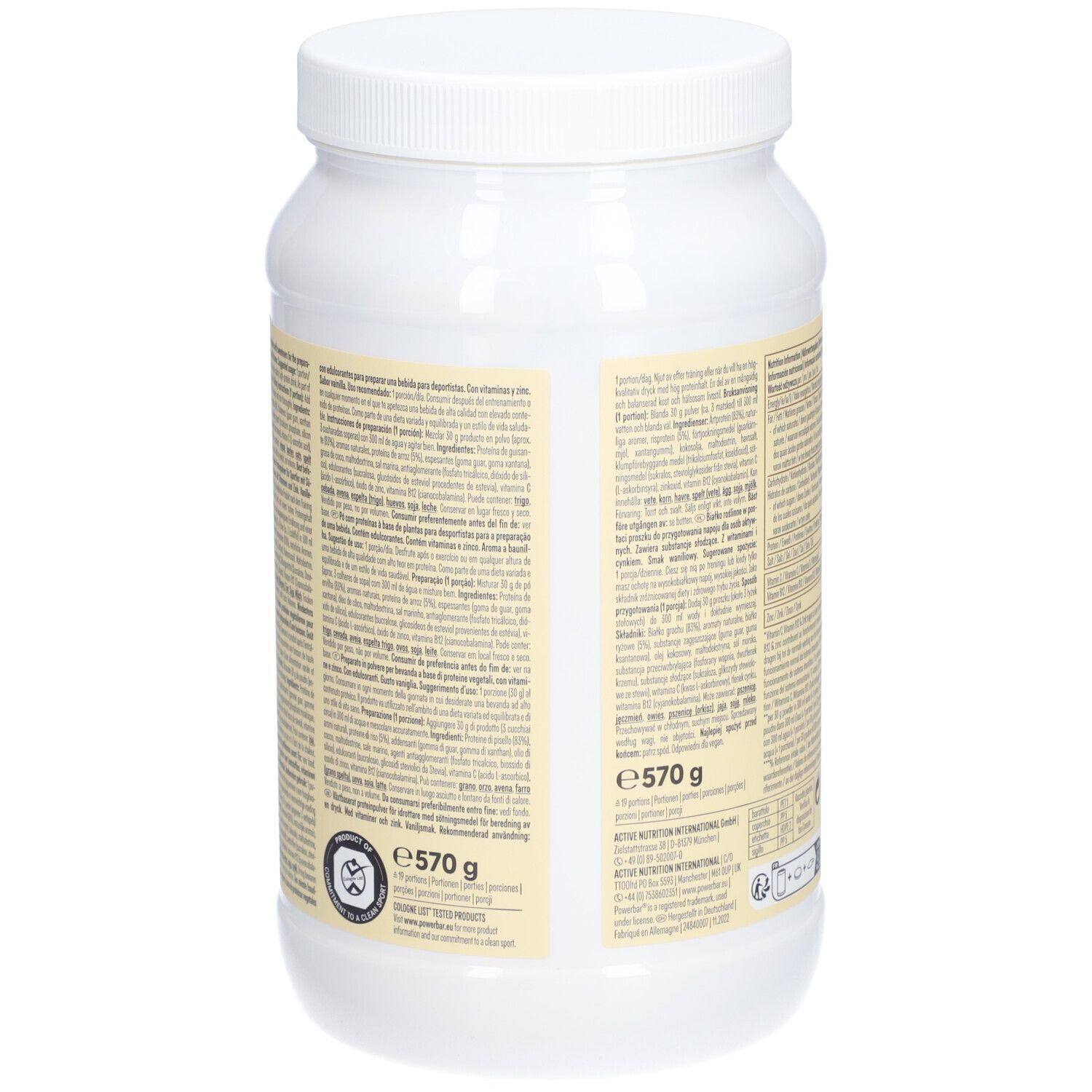 Powerbar® Protein + Vegan Immune Support Pulver Vanilla 570 g - Shop ...