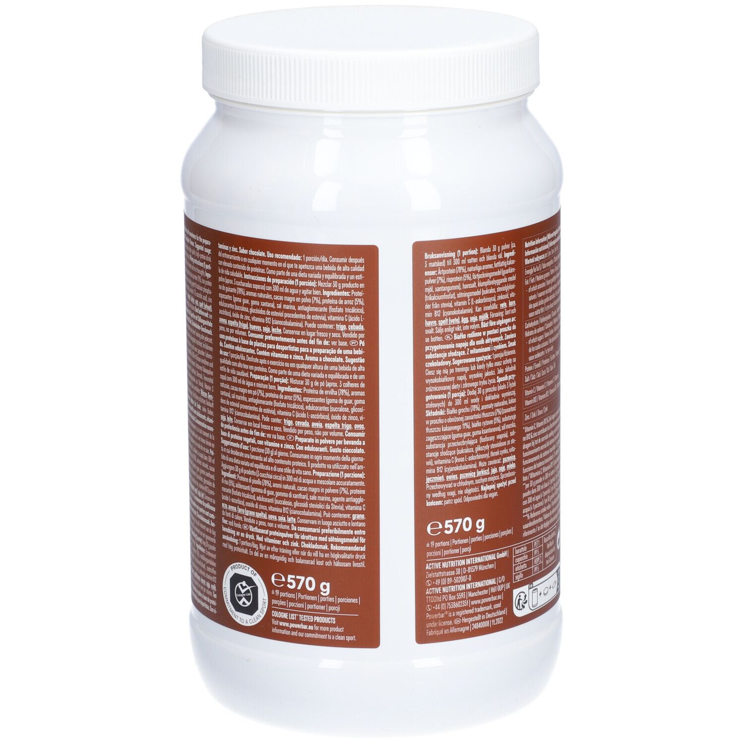 Powerbar® Protein + Vegan Immune Support Pulver Chocolate 570 g - Shop ...