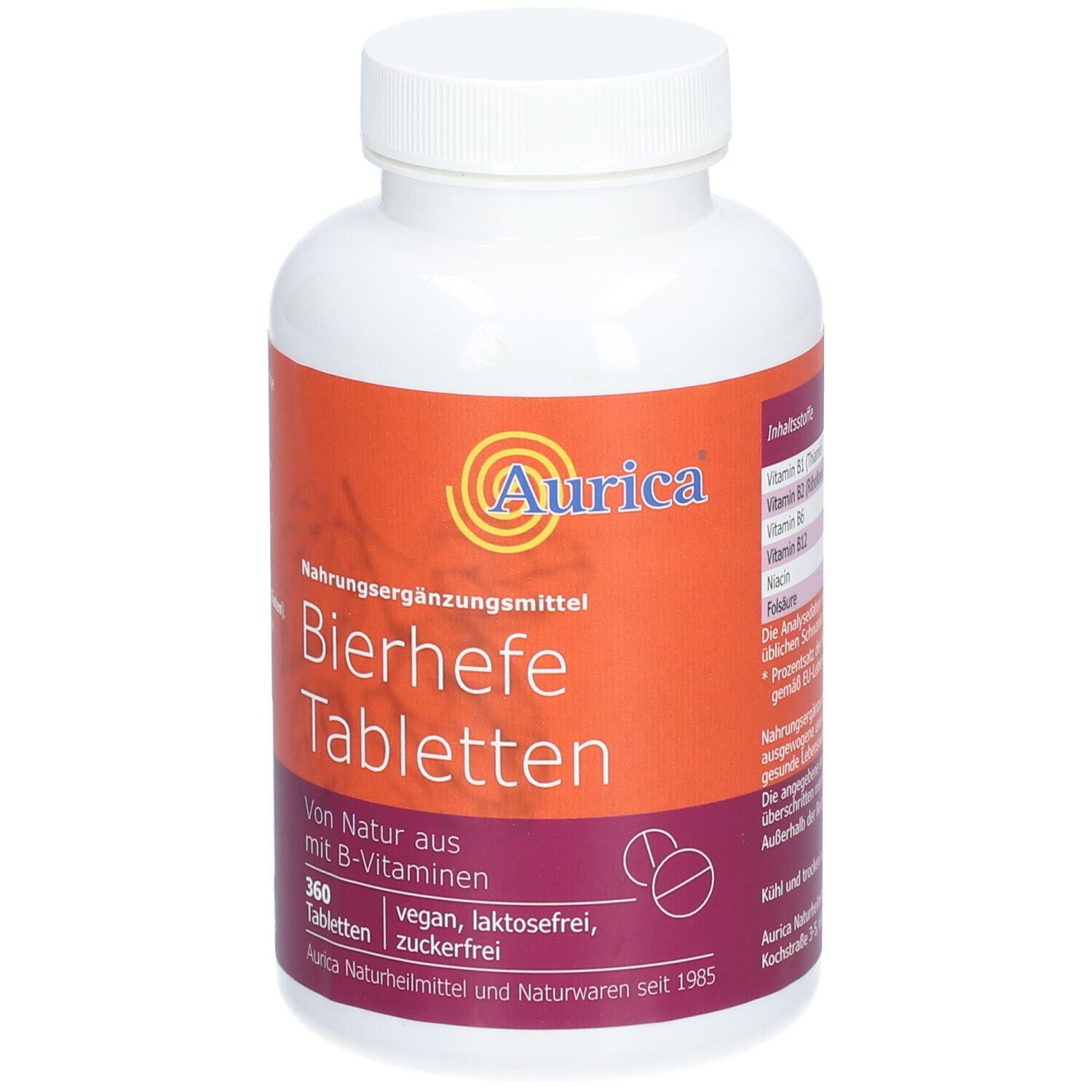 Aurica® Bierhefe Tabletten 360 St - Shop Apotheke