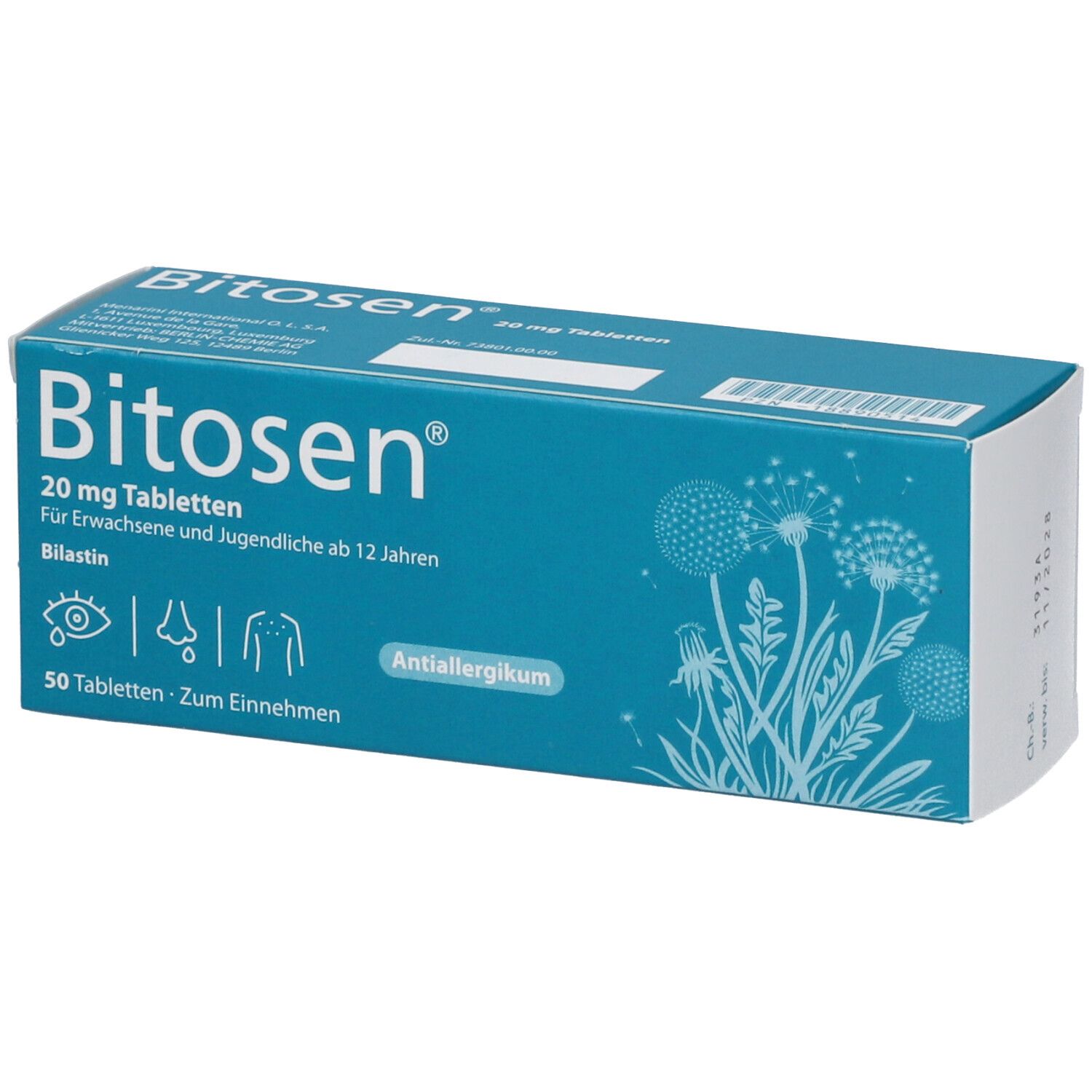 Bitosen® 20 mg Tabletten 50 St - Shop Apotheke