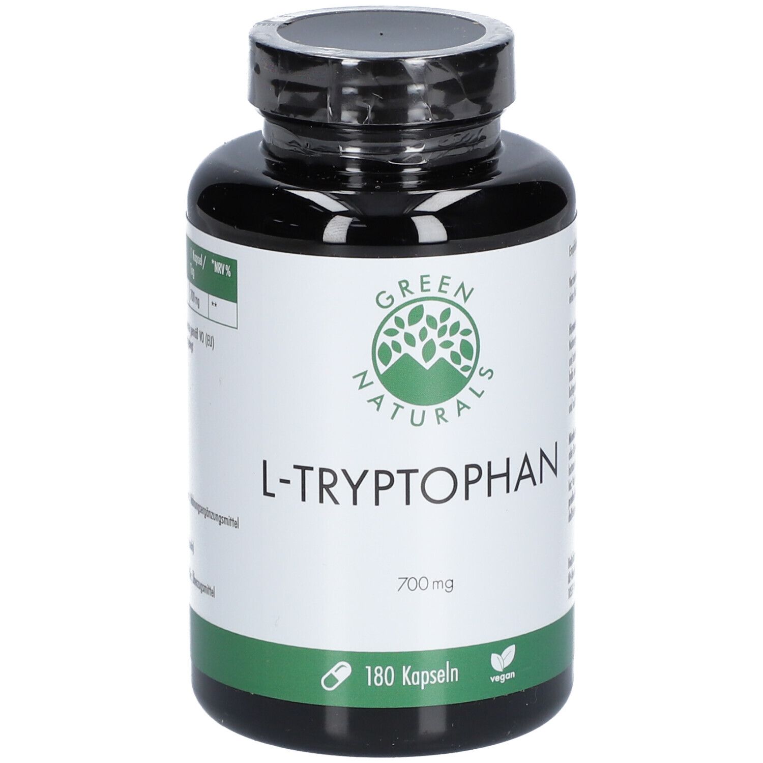 GREEN NATURALS L-Tryptophan 700 mg vegan 180 St - Shop Apotheke