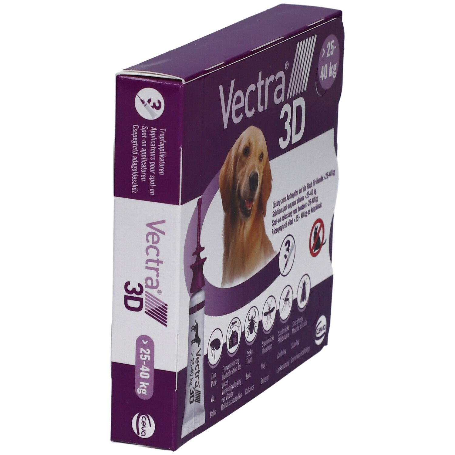 Vectra 3D für Hunde über 25-40 kg 3 St - Shop Apotheke