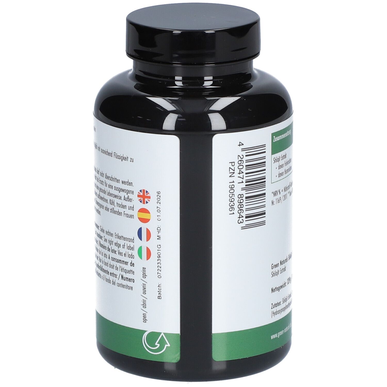 GREEN NATURALS Shilajit 1300 mg hochdosiert vegan 180 St - Shop Apotheke