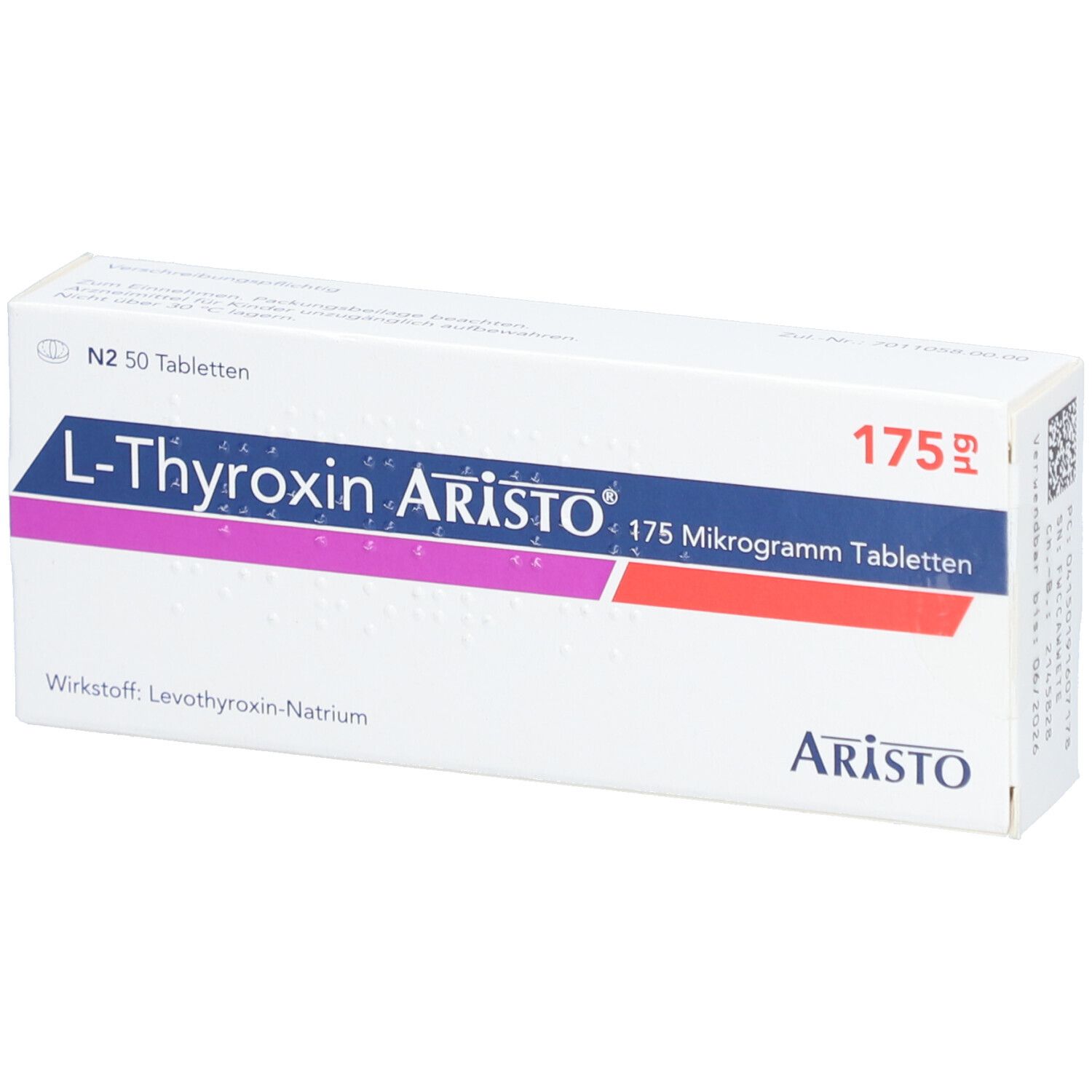 L-THYROXIN Aristo 175 Mikrogramm Tabletten 50 St mit dem E-Rezept ...