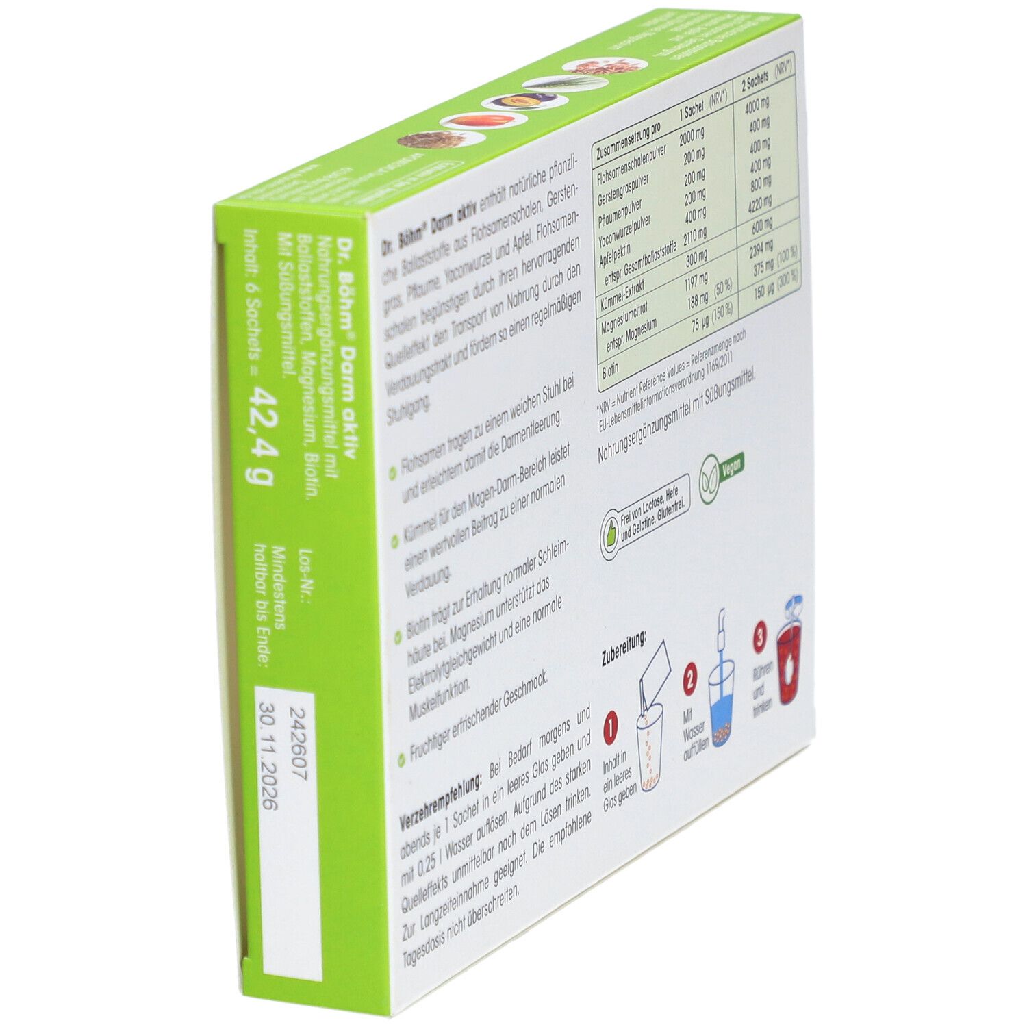 Dr. Böhm® Darm aktiv 6x6,3 g - Shop Apotheke