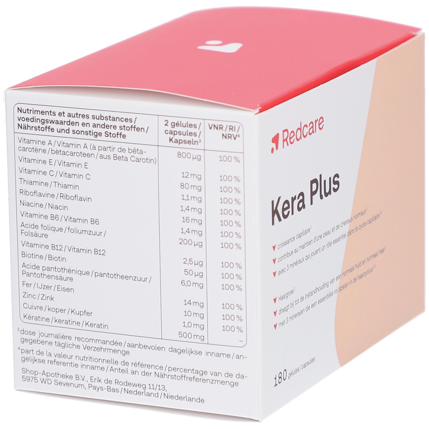 Redcare Kera Plus 180 St - Shop Apotheke