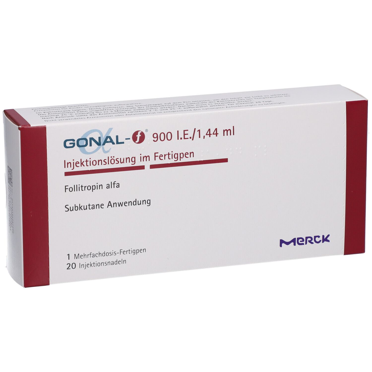 GONAL-f 900 I.E./1,44 ml 66 Mikr./1,44ml Fertigpen 1 St mit dem E ...