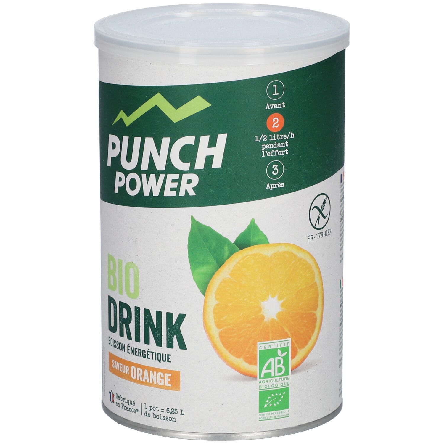 PUNCH POWER Biodrink Boisson énergétique Orange 500 g - Redcare Pharmacie