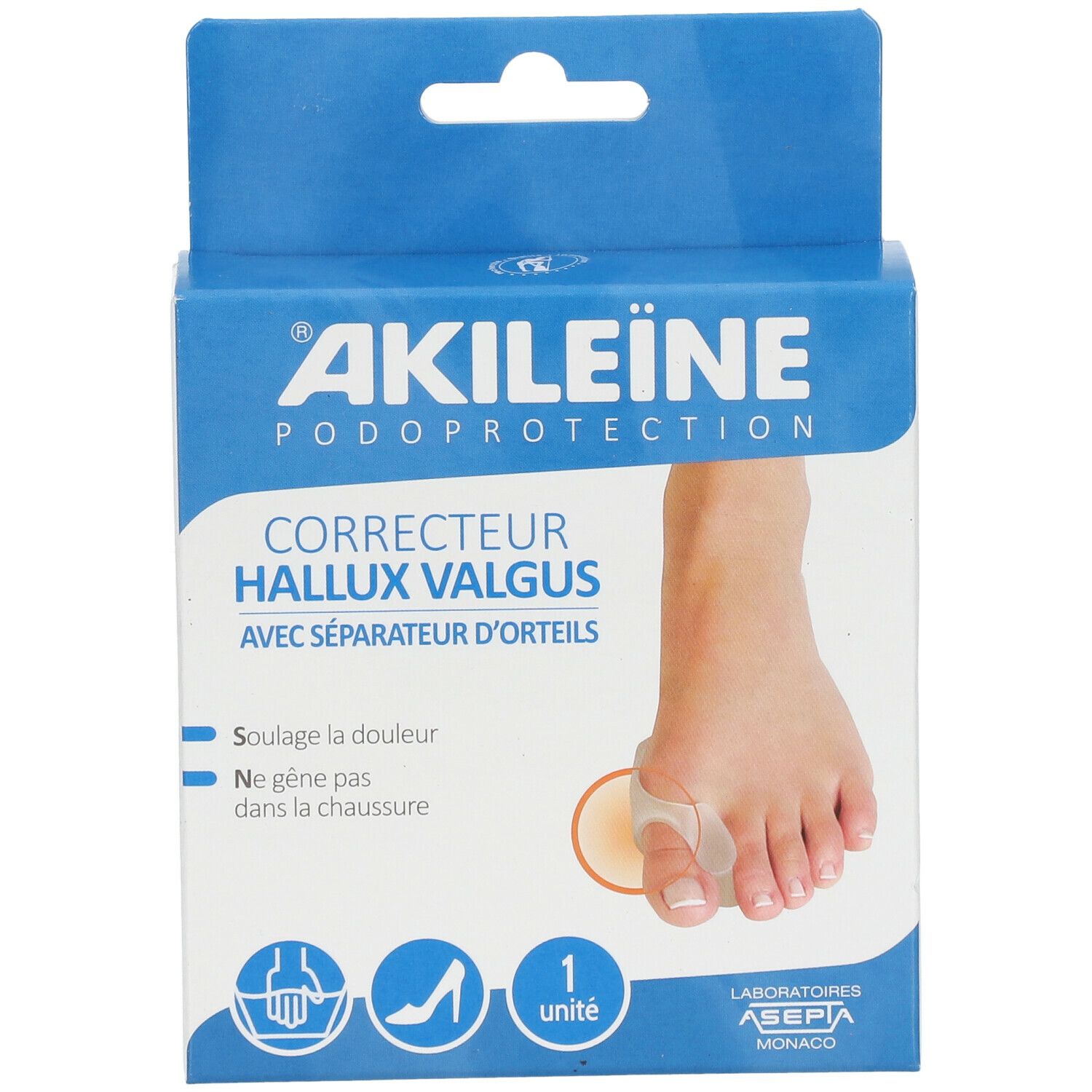 AKILEINE CORRECTEUR HALLUX VALGUS SÉPARATEUR 1 pc(s) - Redcare Pharmacie