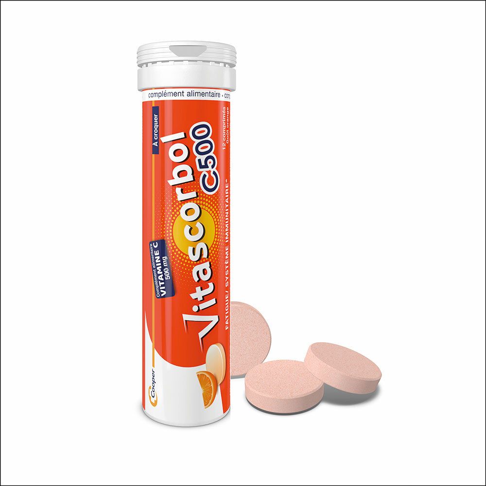 VITASCORBOL - Complément alimentaire à base de vitamine C 500 mg ...