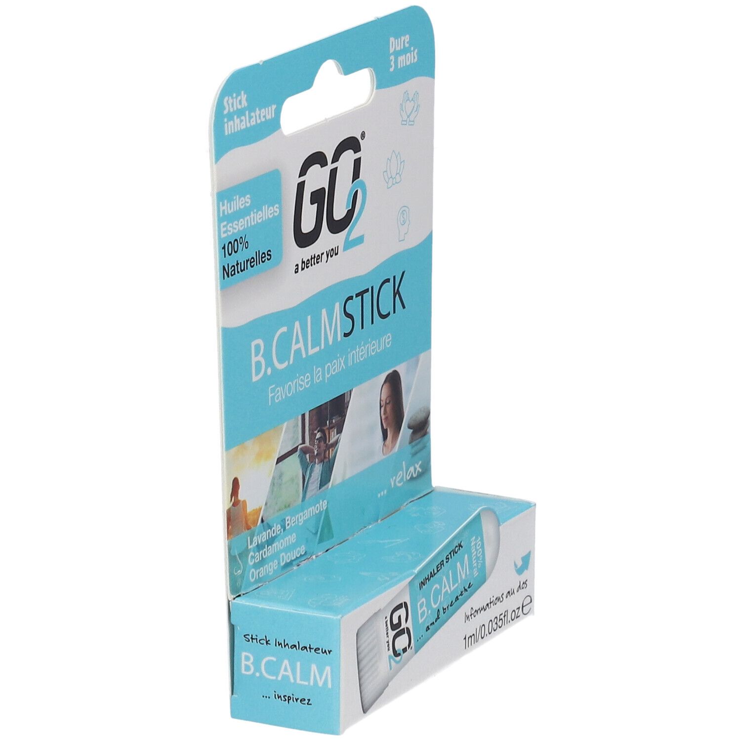 GO2® Stick inhalateur B.Calm 1 ml - Redcare Pharmacie