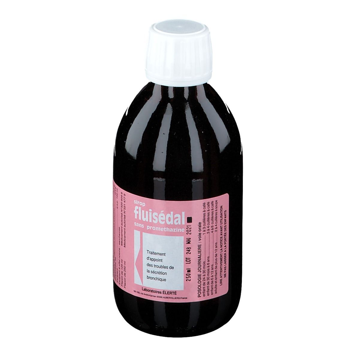 FLUISEDAL SANS PROMETHAZINE 250 ml - shop-pharmacie.fr