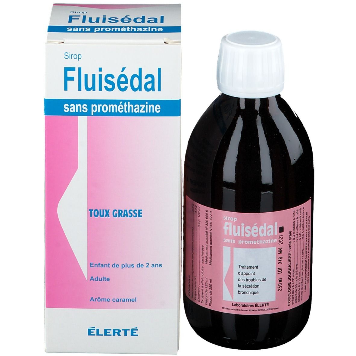 FLUISEDAL SANS PROMETHAZINE 250 ml - shop-pharmacie.fr