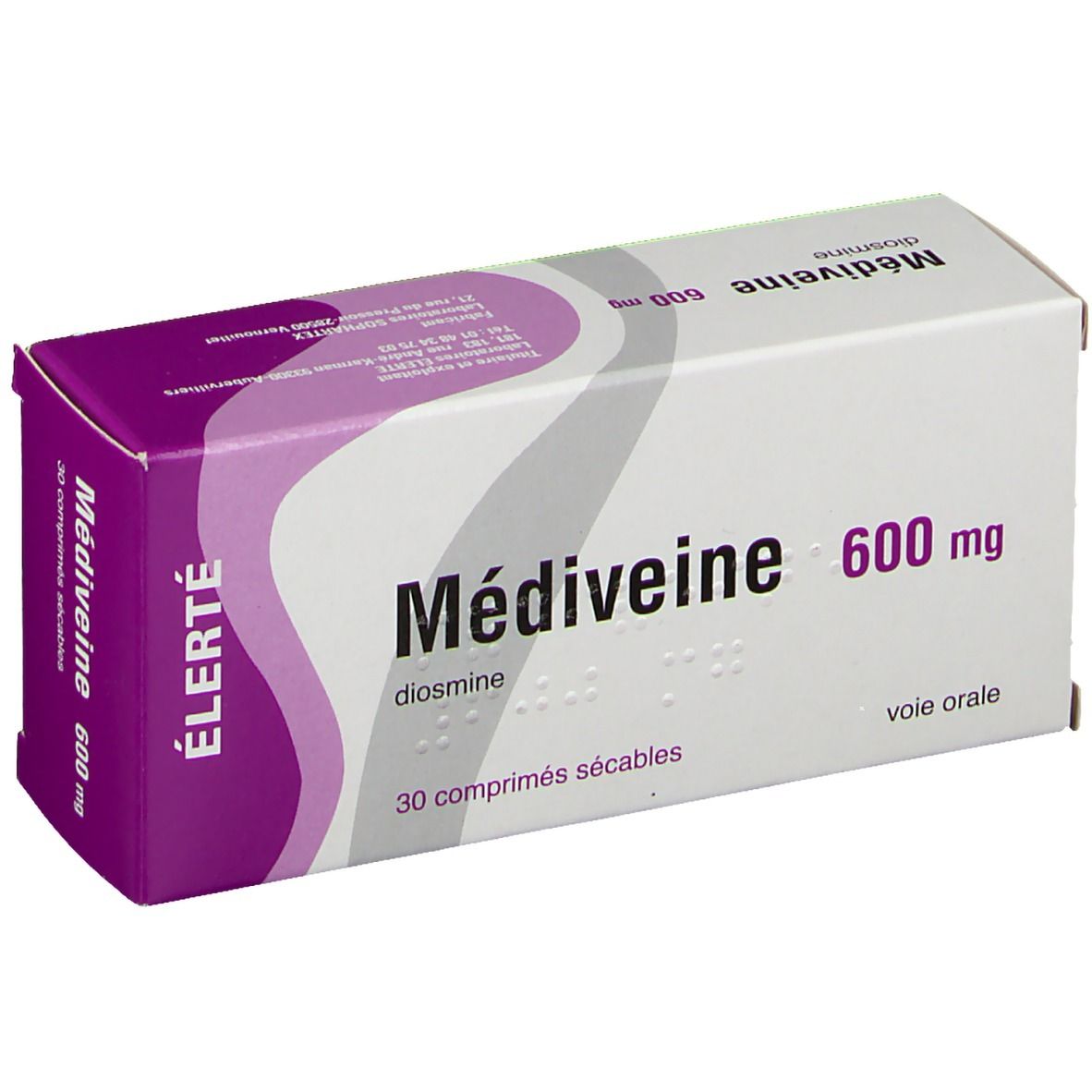 Médiveine 600 mg 30 pc(s) - Redcare Pharmacie