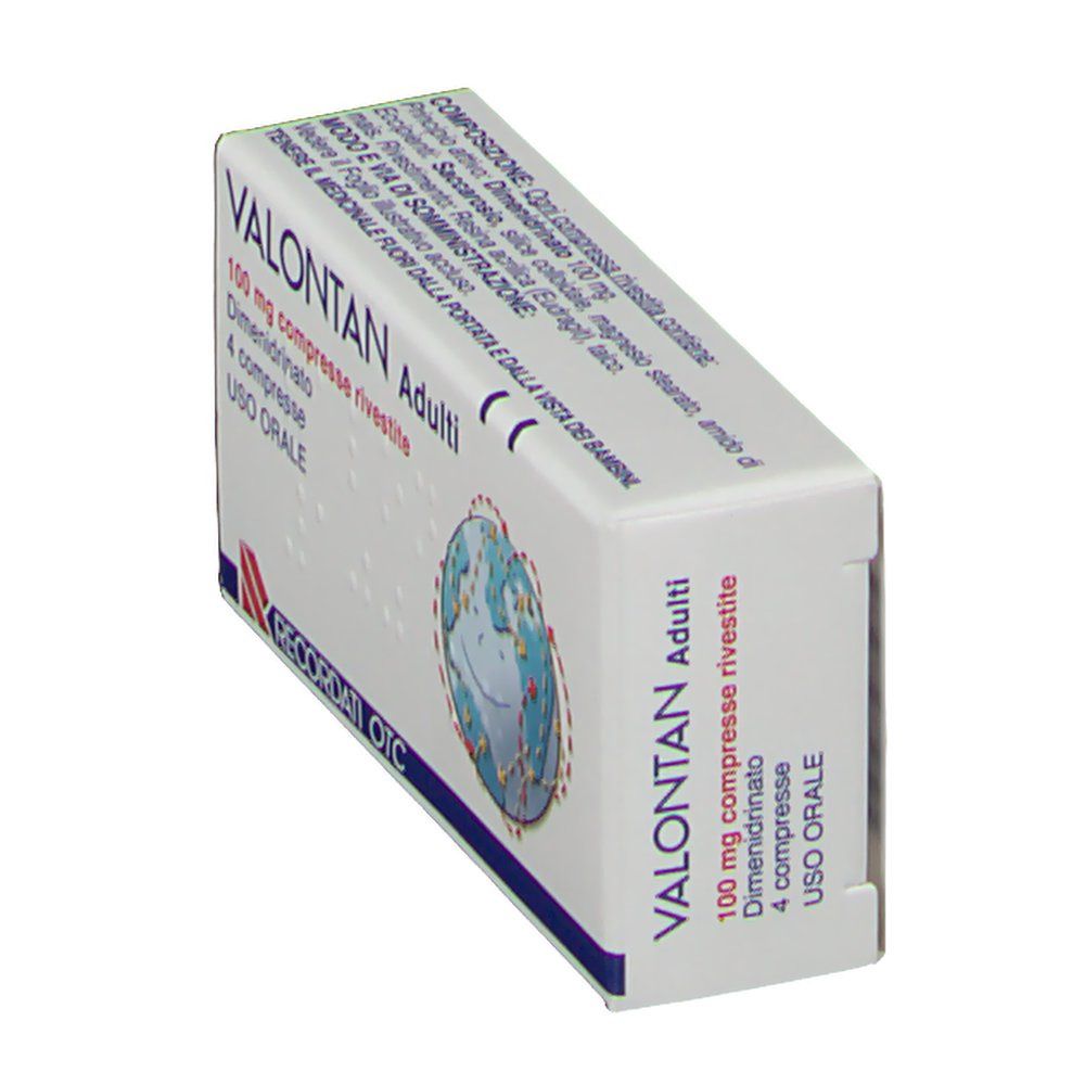 VALONTAN Adulti 100 mg 4 Compresse rivesite 4 pz | Redcare