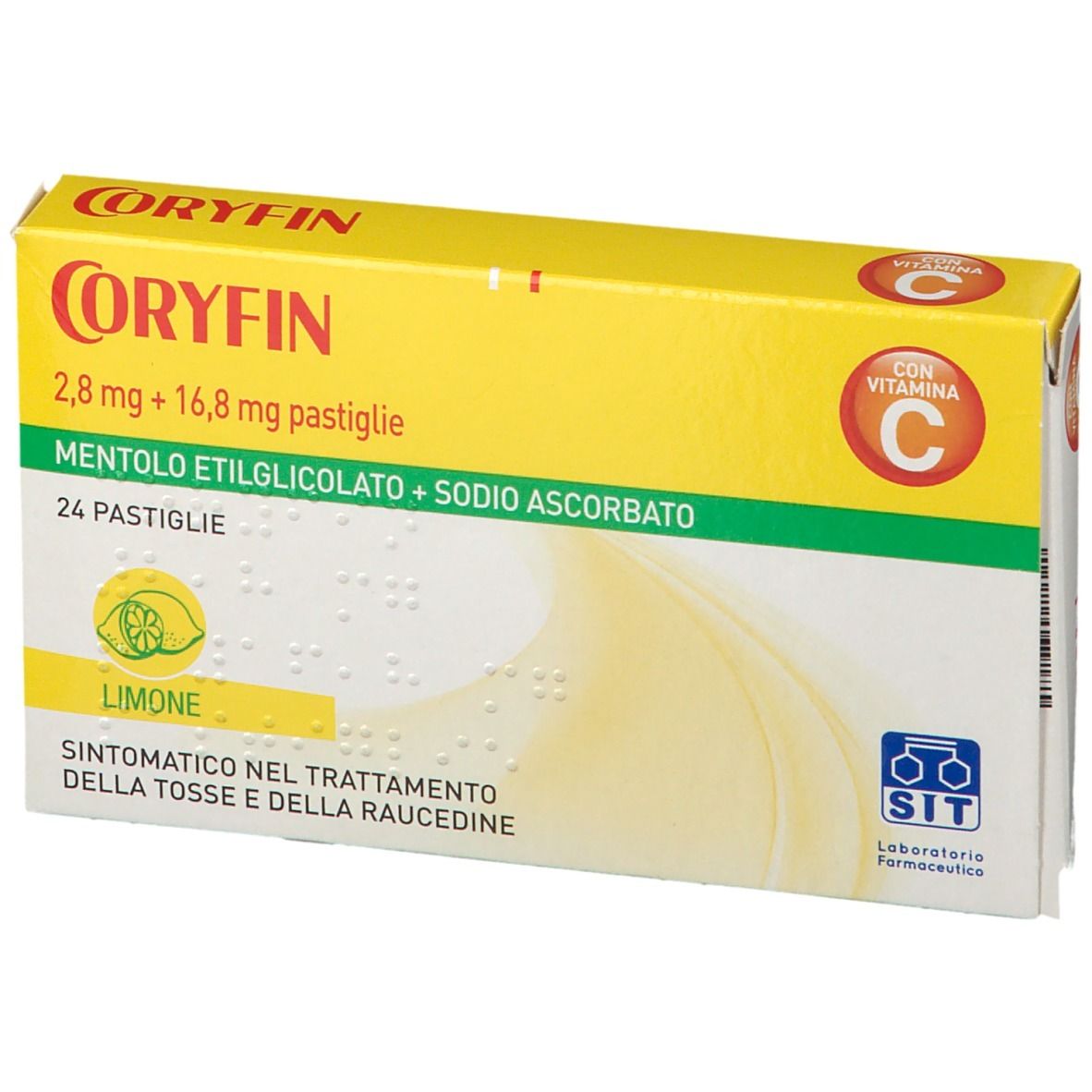 CORYFIN C 2,8 mg + 16,8 mg Pastiglie 24 pz | Redcare