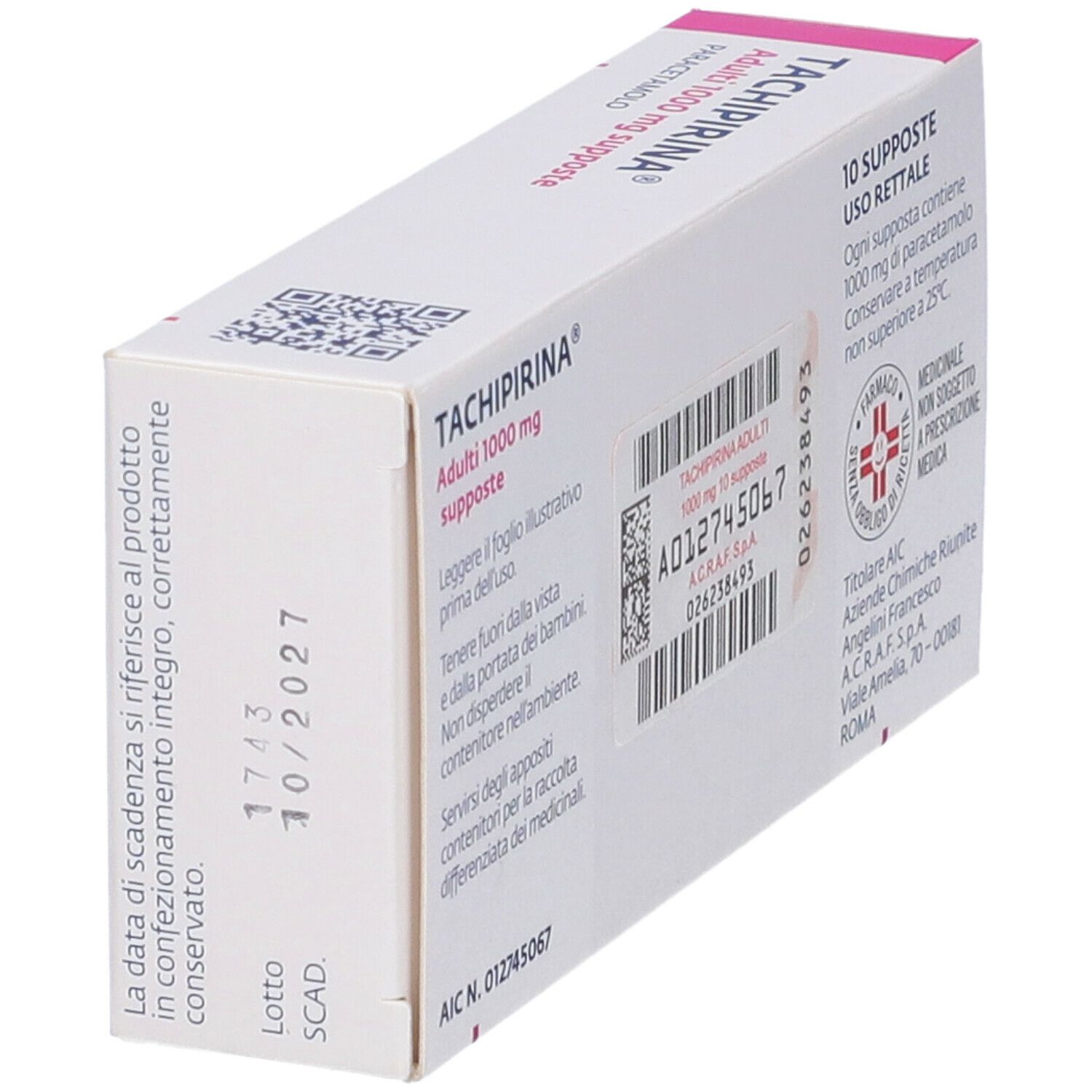 Tachipirina Supposte 10 pz - Redcare