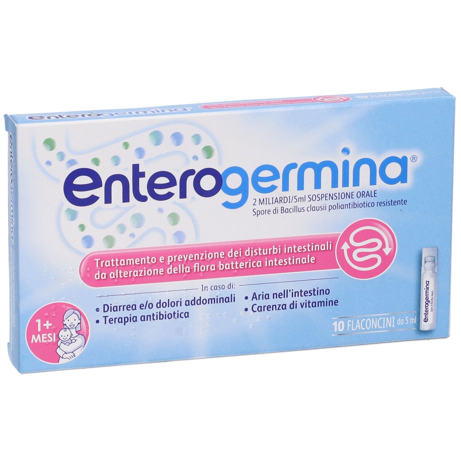 Enterogermina 2mld/5ml 10 flaconcini 10x5 ml | Redcare