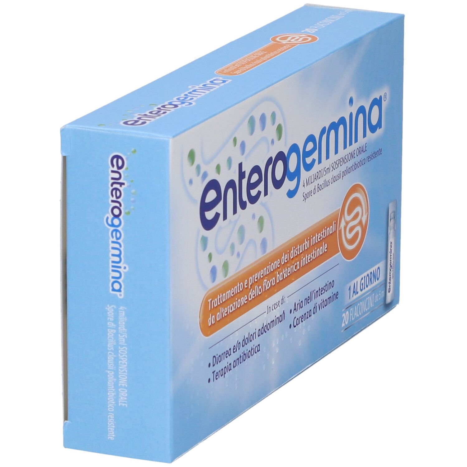 Enterogermina 4mld/5ml 20 flaconcini 20x5 ml | Redcare