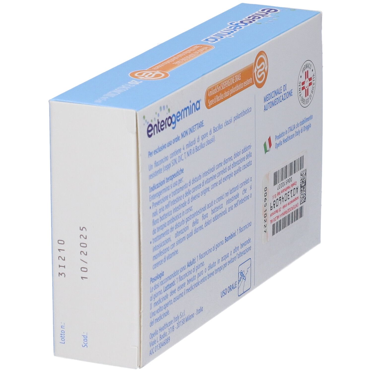 Enterogermina 4mld/5ml 20 flaconcini 20x5 ml | Redcare