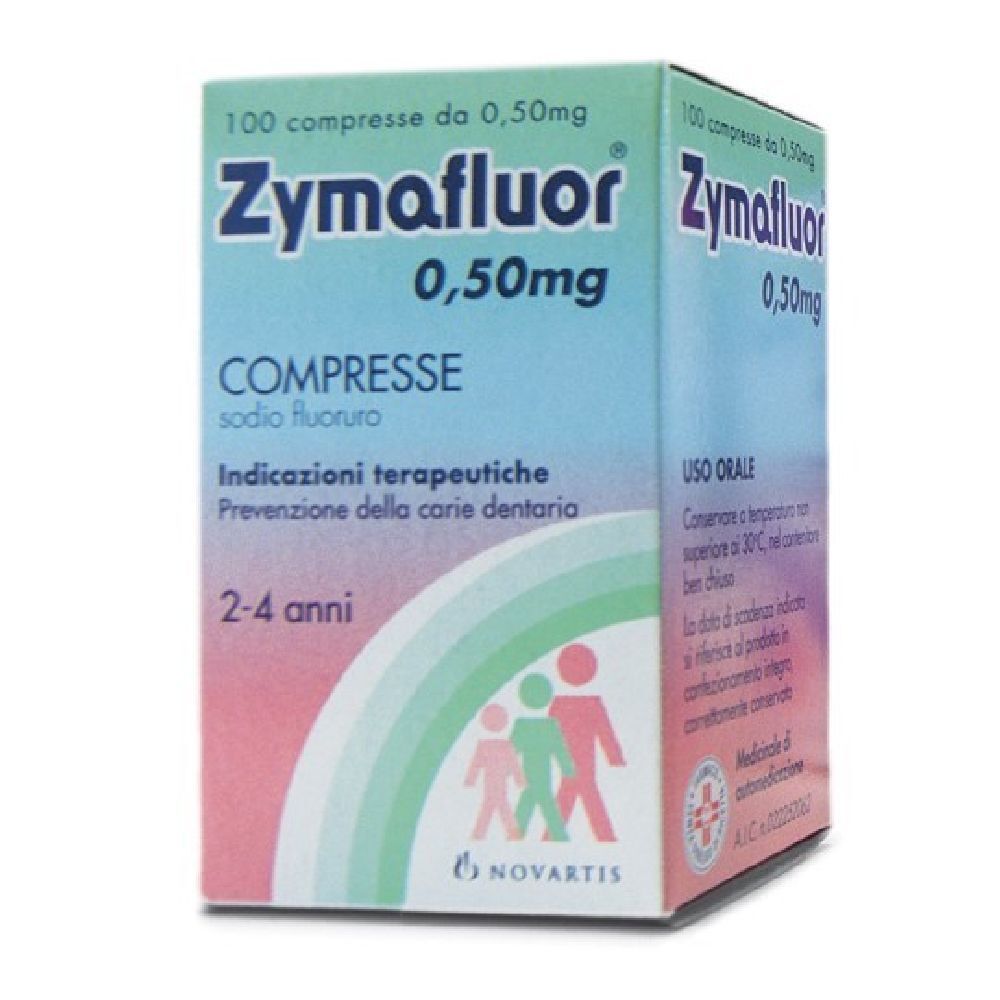 Zymafluor 0,50 mg Compresse 100 pz | Redcare
