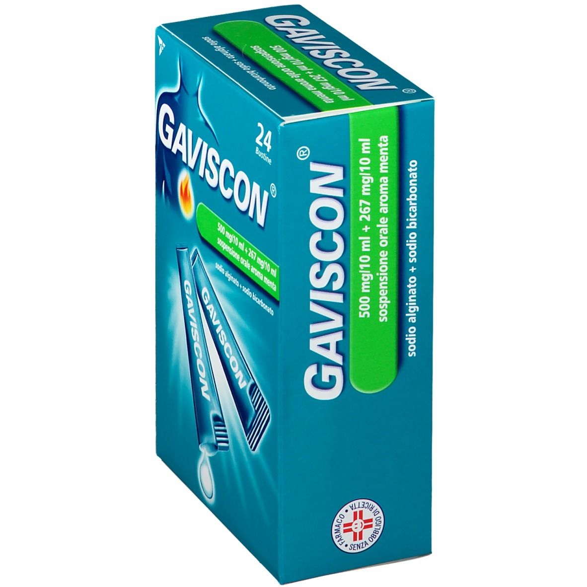 GAVISCON® Sospensione Orale Menta 24x10 ml | Redcare