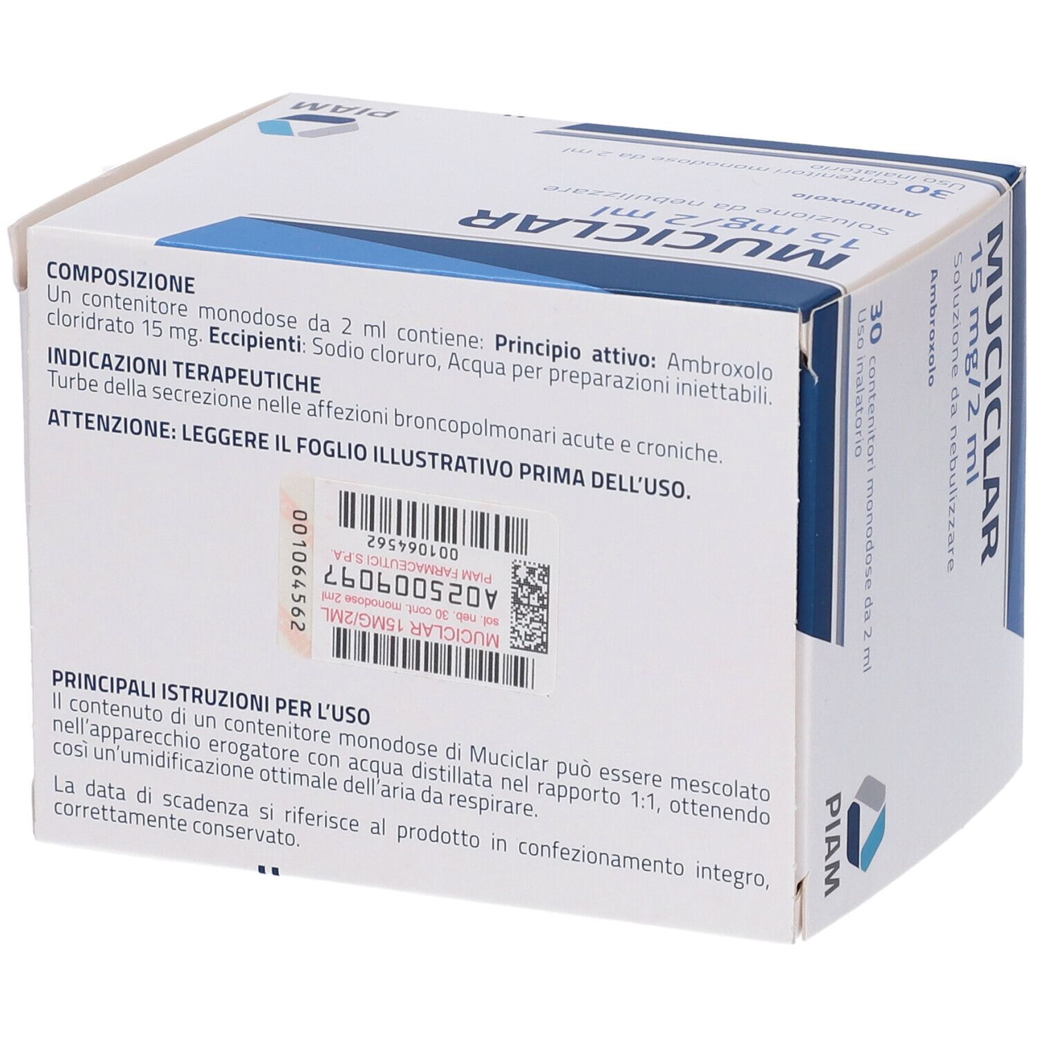 MUCICLAR Soluzione da nebulizzare 30 pz | Redcare