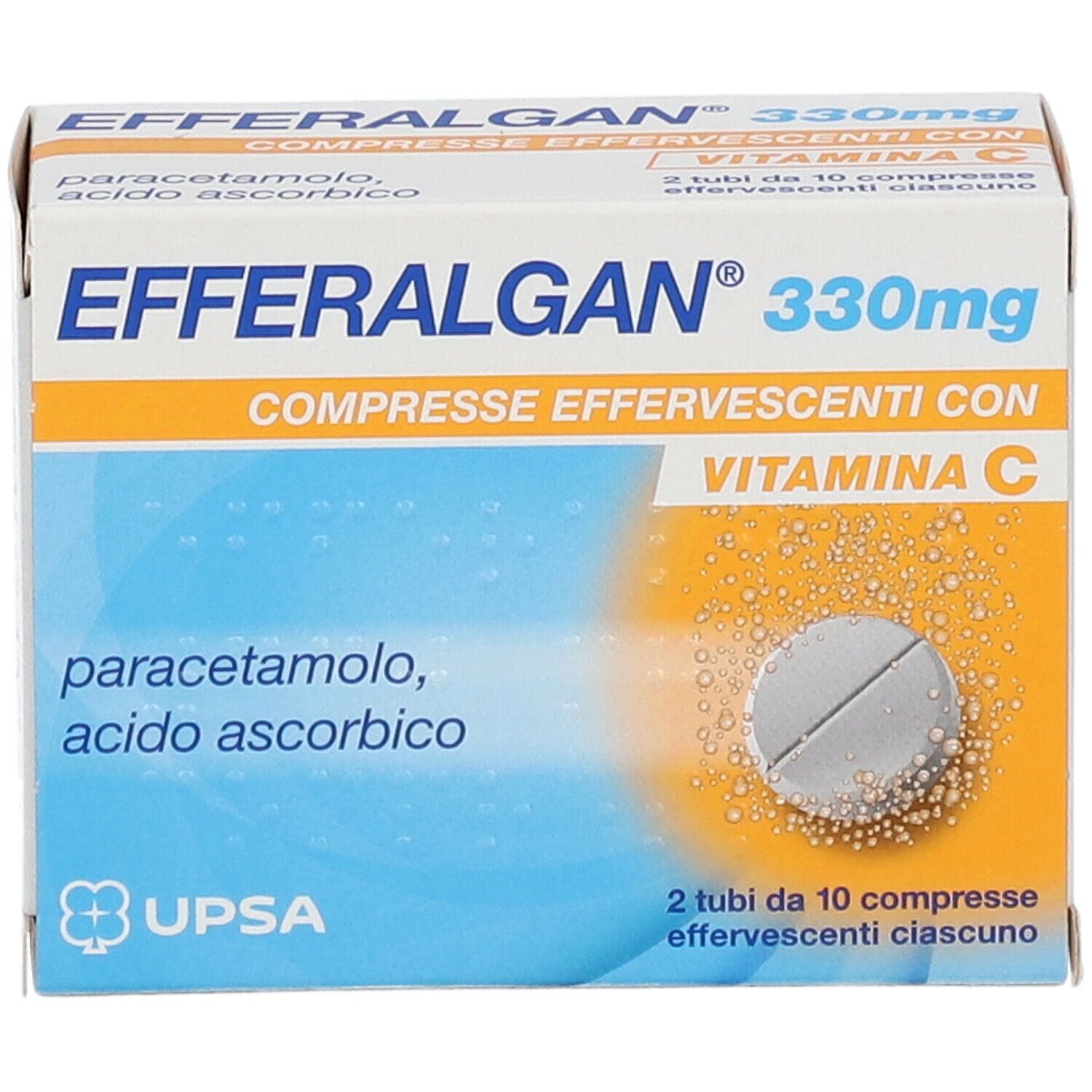 EFFERALGAN® Compresse effervescenti 330 mg 20 pz | Redcare