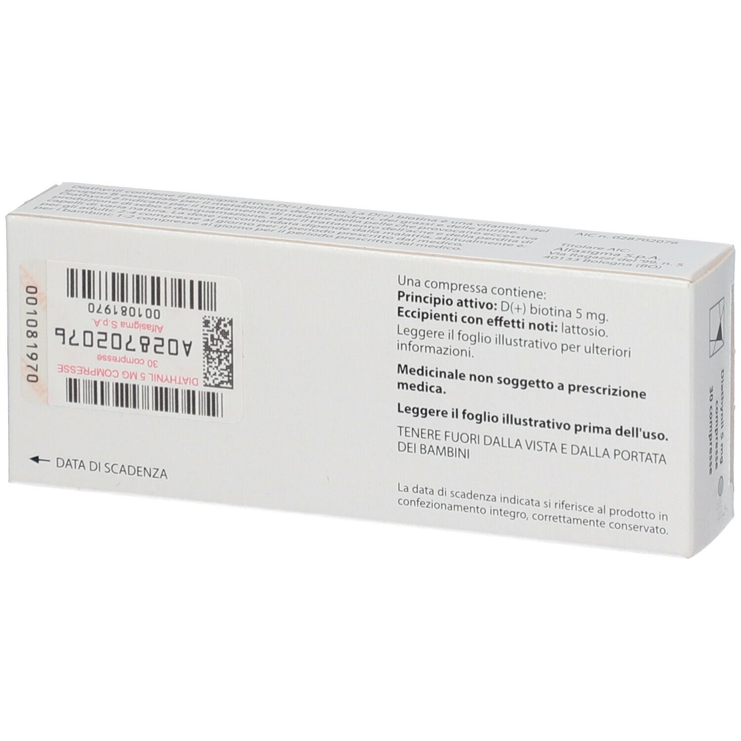 DIATHYNIL 5 mg Compresse 30 pz | Redcare