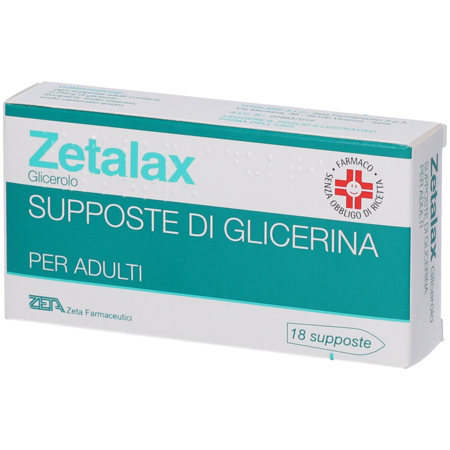 Zetalax Supposte di Glicerina per Adulti 18 pz | Redcare