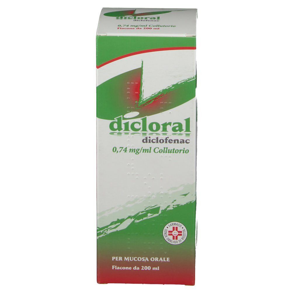 Dicloral diclofenac 0,74 mg/ml Collutorio 200 ml | Redcare
