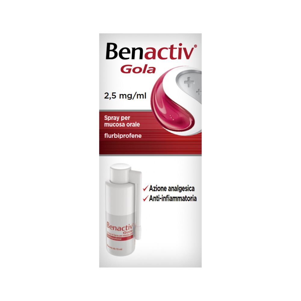 Benactiv® Gola Spray per mucosa orale 2,5 mg/ml 15 ml | Redcare