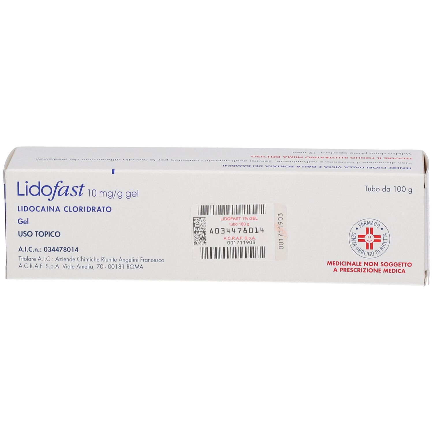 Lidofast 10 mg/g Gel 100 g | Redcare