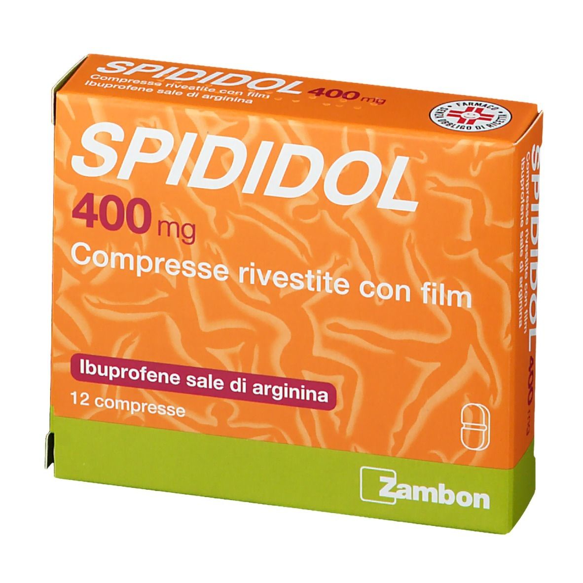 SPIDIDOL 12 Compresse Rivestite 400 mg 12 pz | Redcare